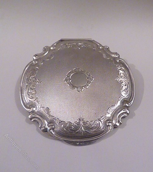 Antiques Atlas - Solid Silver Compacts Czechoslovian