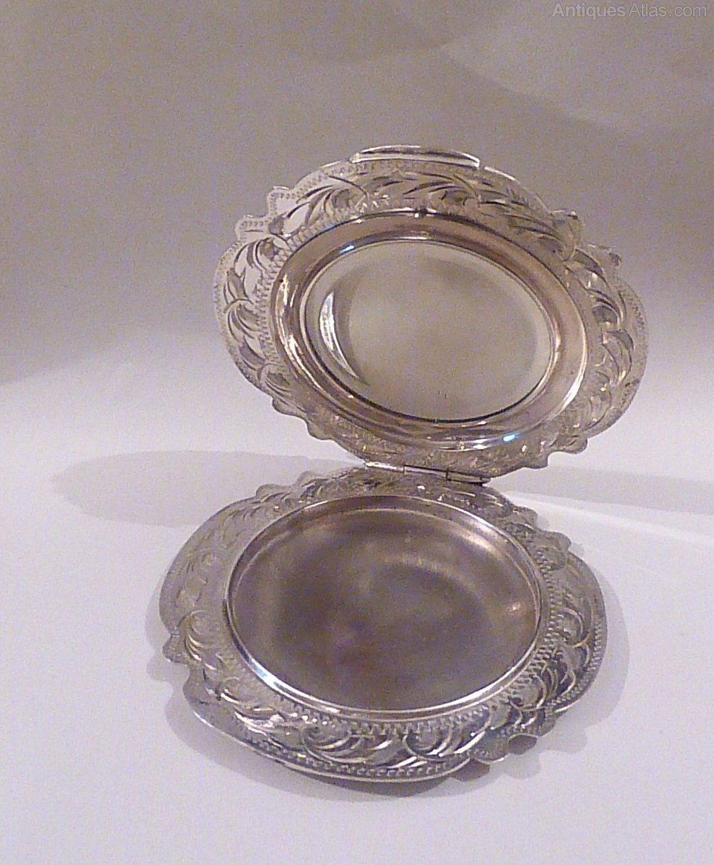 Antiques Atlas - Solid Silver Compacts Czechoslovian as395a725