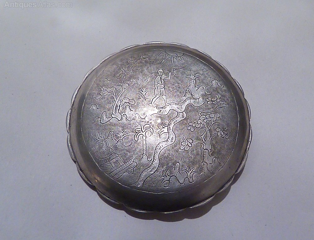 Antiques Atlas - Solid Silver Compact 25th Anniversary Gifts as395a895
