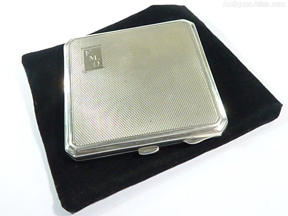 Antiques Atlas - Sterling Silver Compact Mirror 1921 as395a1947