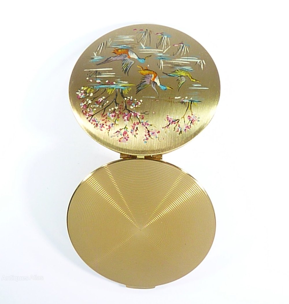 Antiques Atlas - Stratton Compact Something Blue Gift 1950s as395a2040