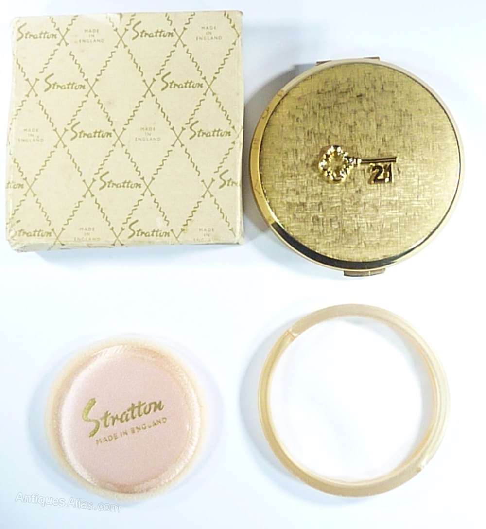 Antiques Atlas - Unused 21st Birthday Stratton Compact 1970s as395a1934