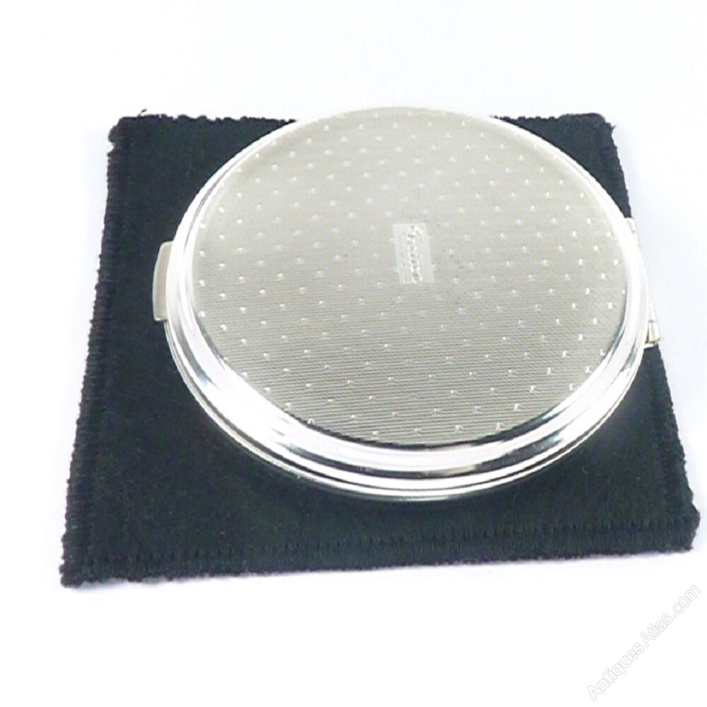 Antiques Atlas - Unused Floral Stratton Makeup Mirror 1970s as395a2837