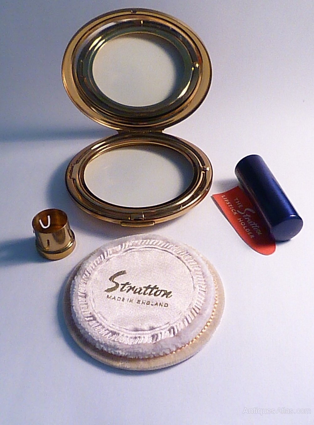 Antiques Atlas - Unused Stratton Compact And Lipstick Holder 1960s ...