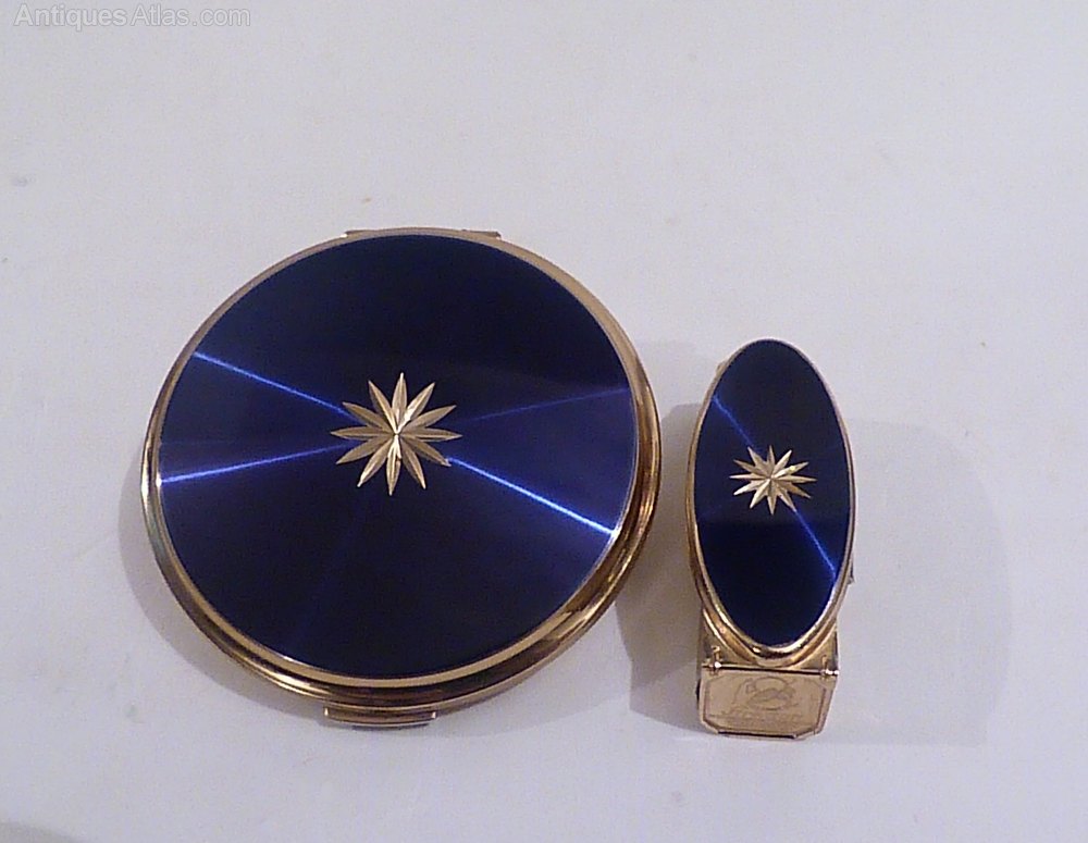 Antiques Atlas - Vintage Compacts Something Blue Gifts