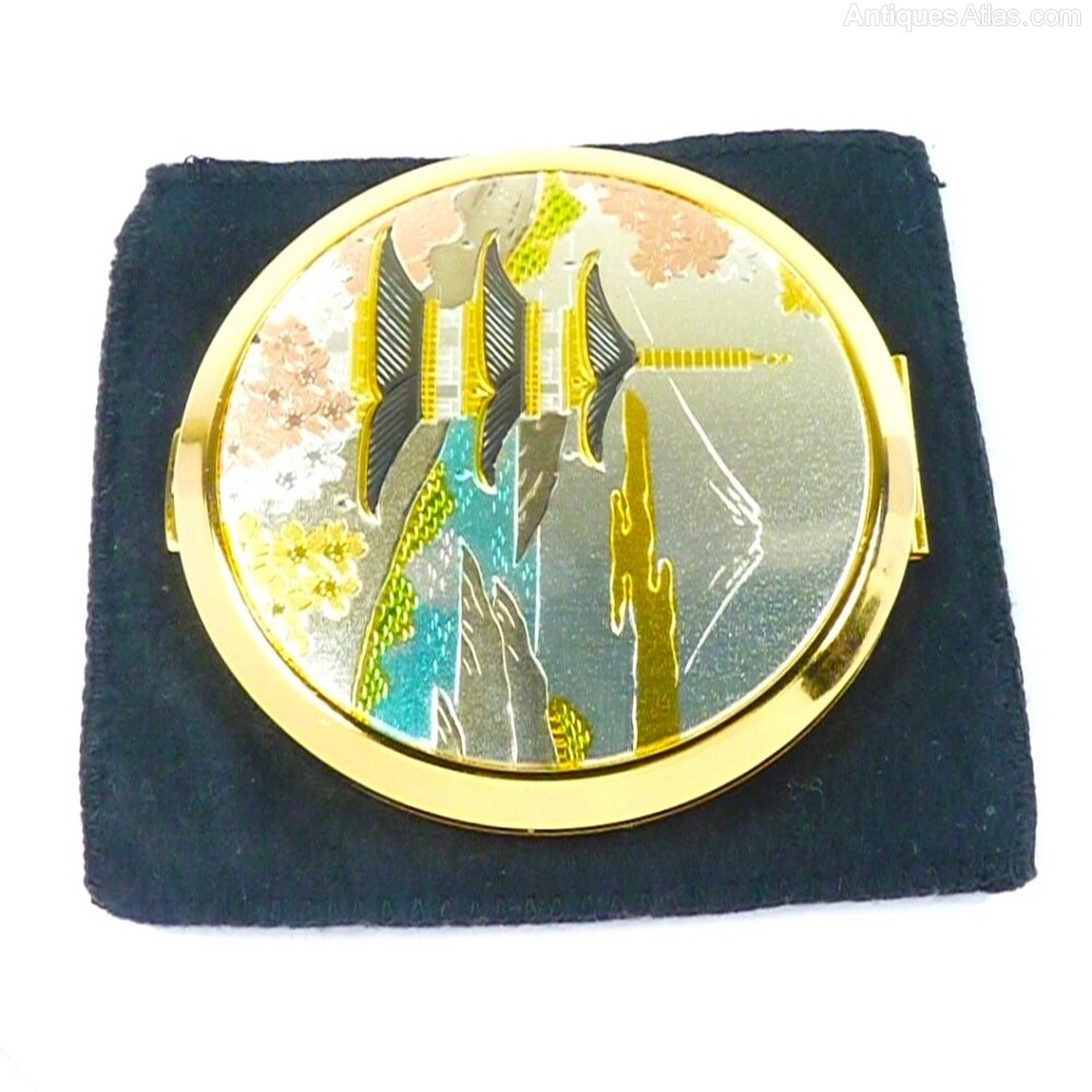 Antiques Atlas - Vintage Japanese Shinto Shrine Compact Mirror as395a2791