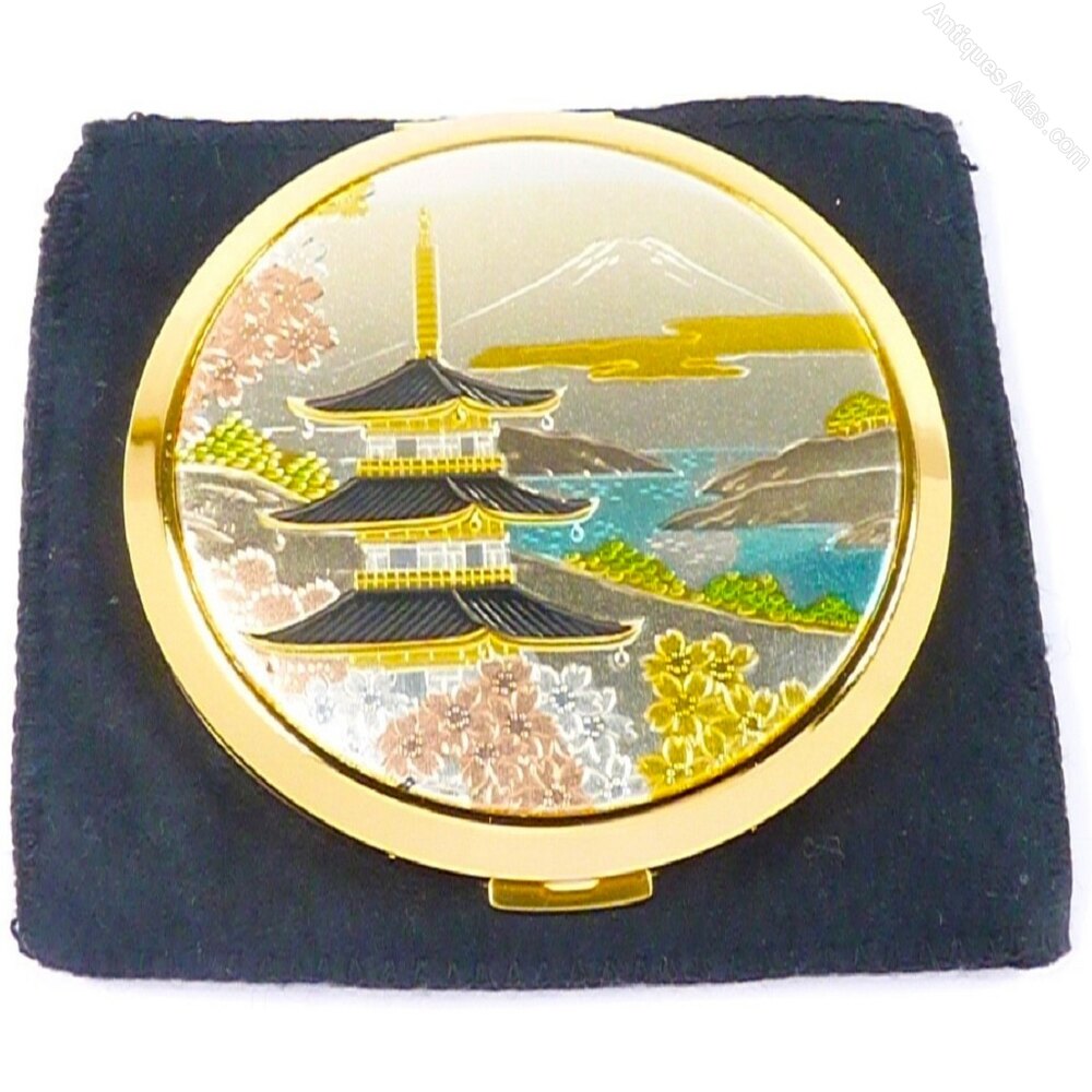 Antiques Atlas - Vintage Japanese Shinto Shrine Compact Mirror as395a2791