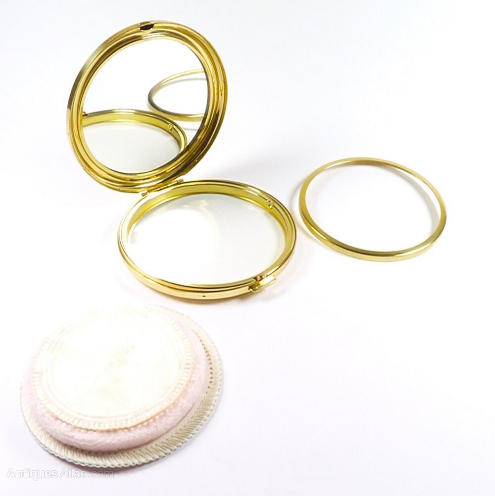 Antiques Atlas - Vintage Peacock Powder Compact as395a2766