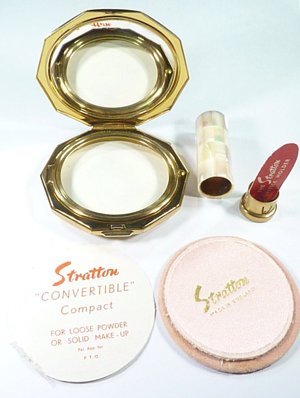 Antiques Atlas - Vintage Powder Compact Set UK Seller