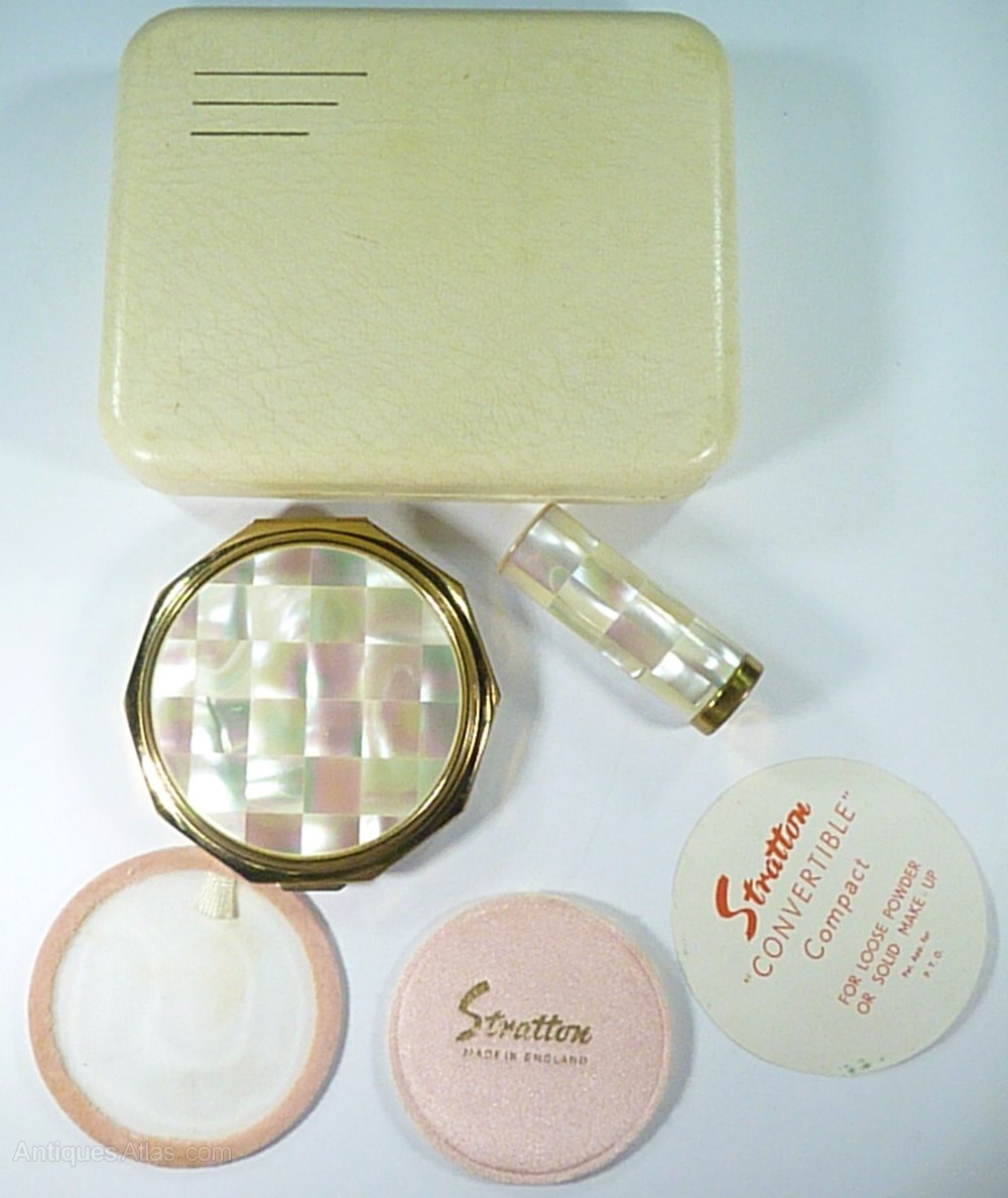 Antiques Atlas - Vintage Powder Compact Set UK Seller