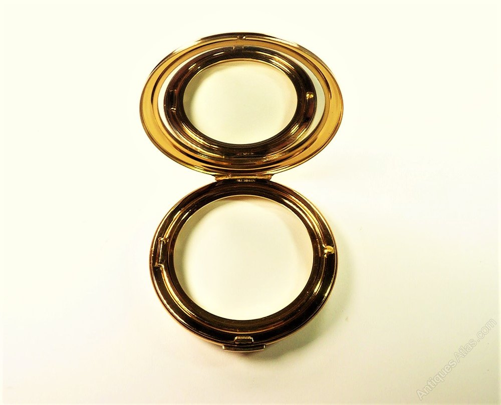 Antiques Atlas - Vintage Red Stratton Mirror Compact