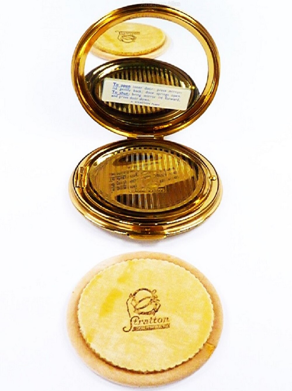 Antiques Atlas - Vintage Stratton Butterfly Compact as395a2742