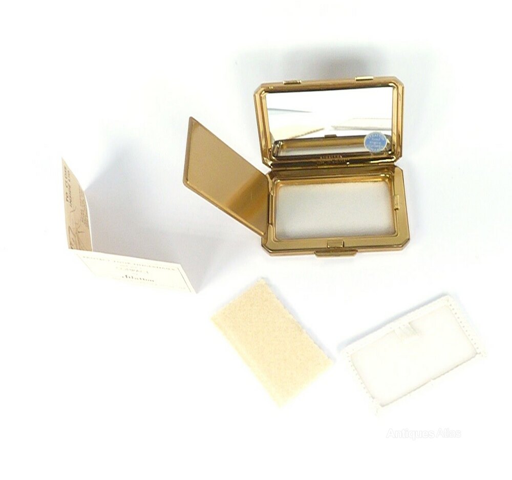 Antiques Atlas - Vintage Stratton Star Compact Mirror Unused