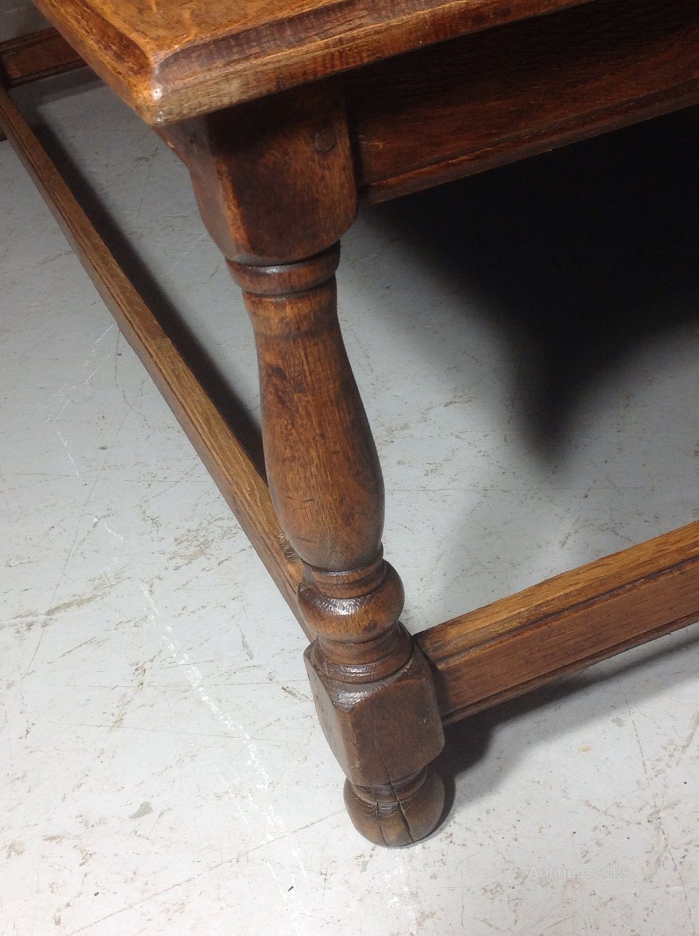 French Solid Oak Coffee Table - Antiques Atlas