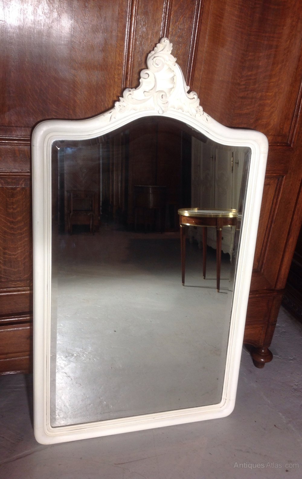 Antiques Atlas - Painted French Wall Mirror