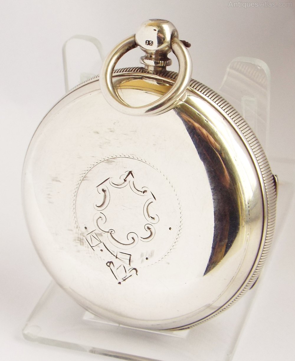 Antiques Atlas - 1884 Skarratt & Co, Worcester Silver Pocket Watch ...