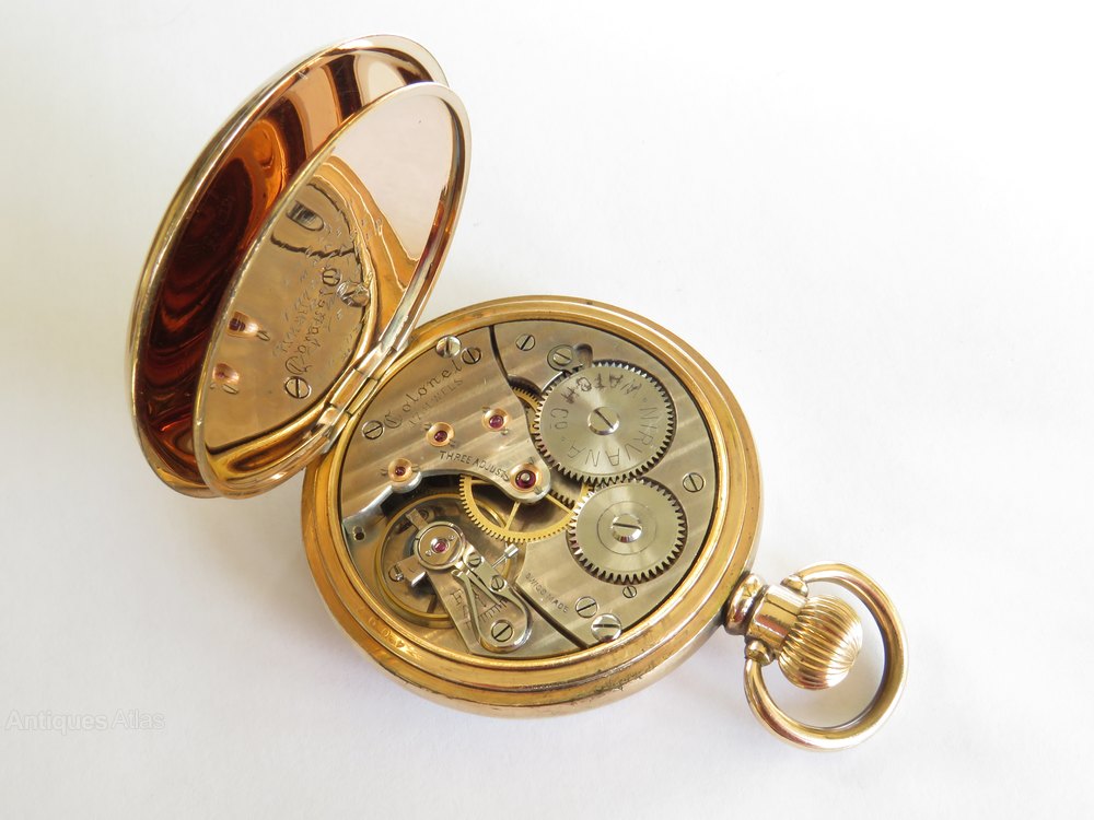 Antiques Atlas - 1920s Colonel Pocket Watch By Nirvana Watch Co