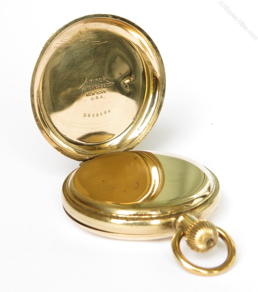 Antiques Atlas - 1920s Cyma Half Hunter Pocket Watch