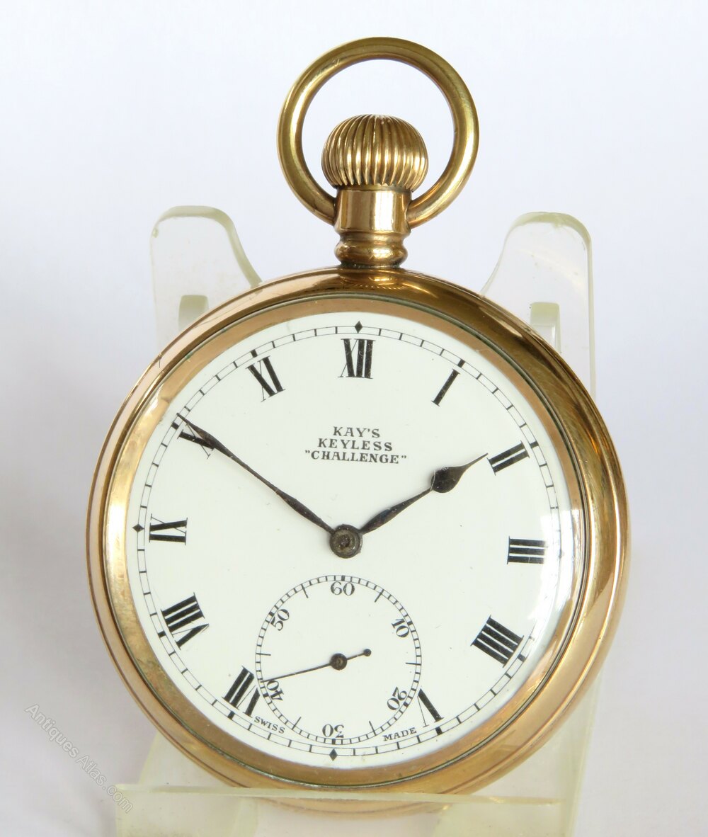 Antiques Atlas - 1920s Kays “Challenge” Pocket Watch as170a14814