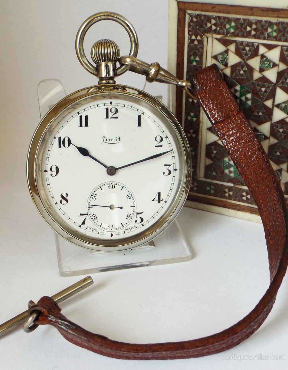 Antiques Atlas - 1920s Limit Pocket Watch And Albert.
