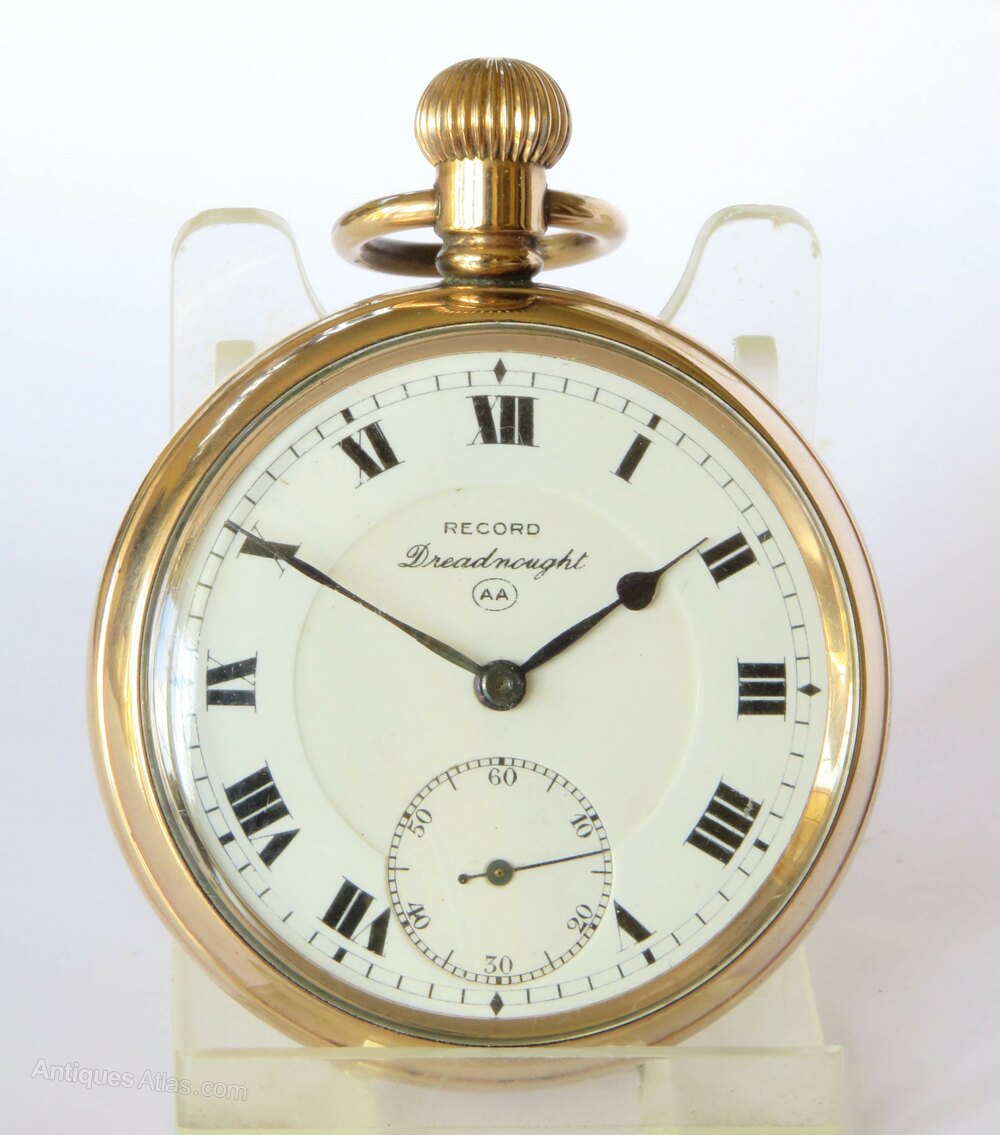 Antiques Atlas - 1920s Record Dreadnought Pocket Watch as170a13721