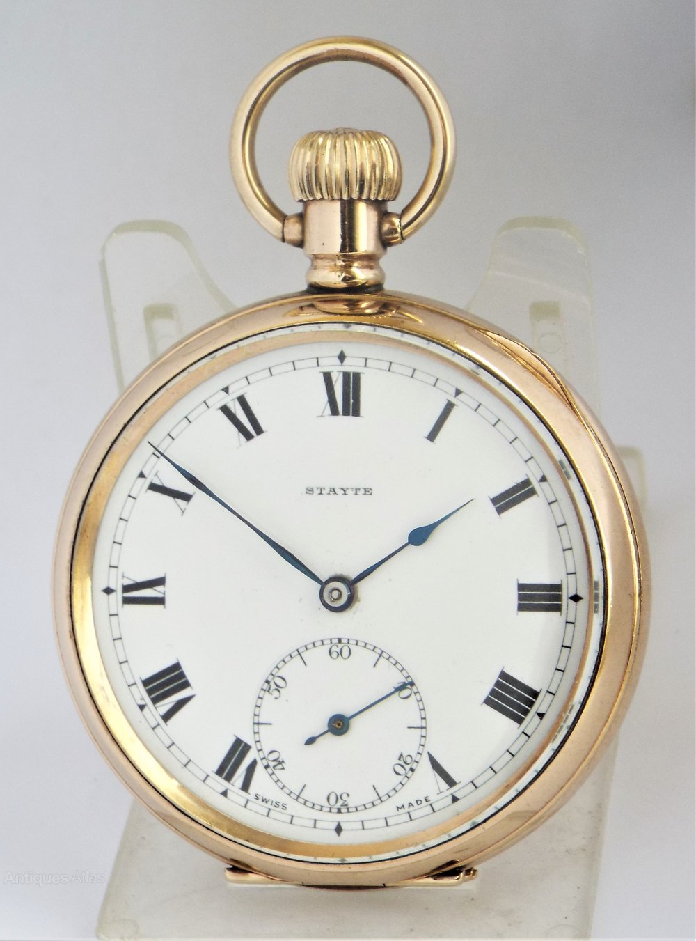 Antiques Atlas - 1920s Stayte Pocket Watch By Tavannes.