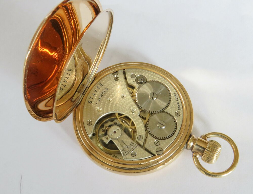 Antiques Atlas - 1920s Stayte Pocket Watch By Tavannes as170a12371