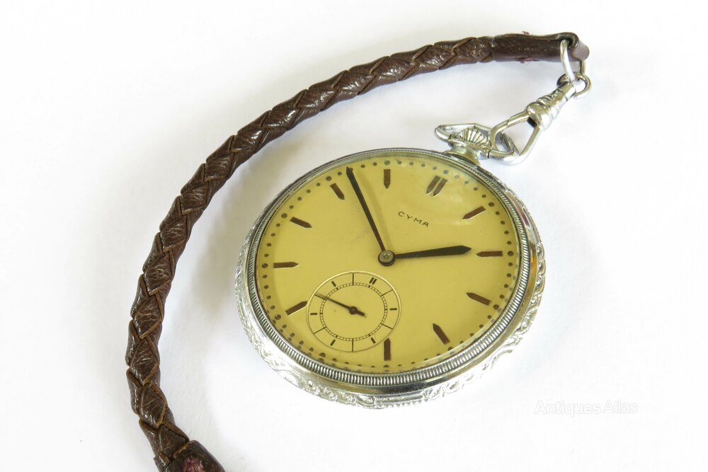Antiques Atlas - 1930s Art Deco Cyma Pocket Watch
