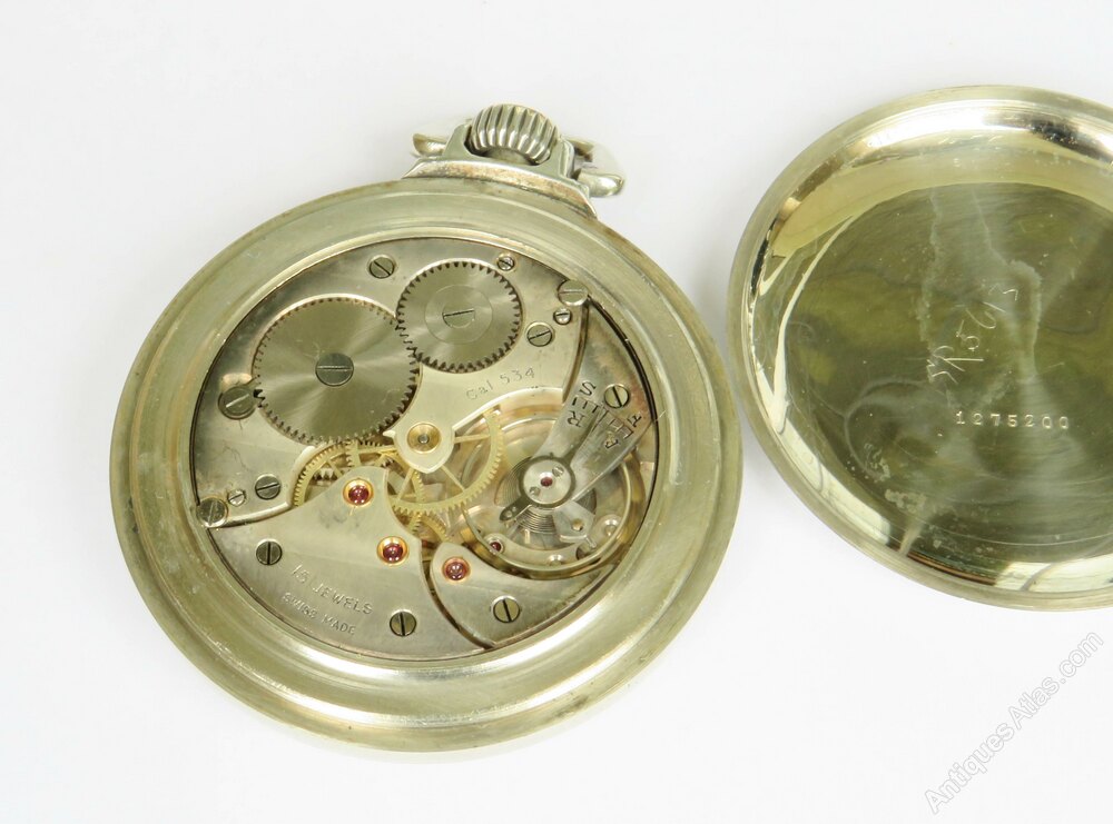 Antiques Atlas - 1930s Cortebert Pocket Watch, Winegartens Railway ...