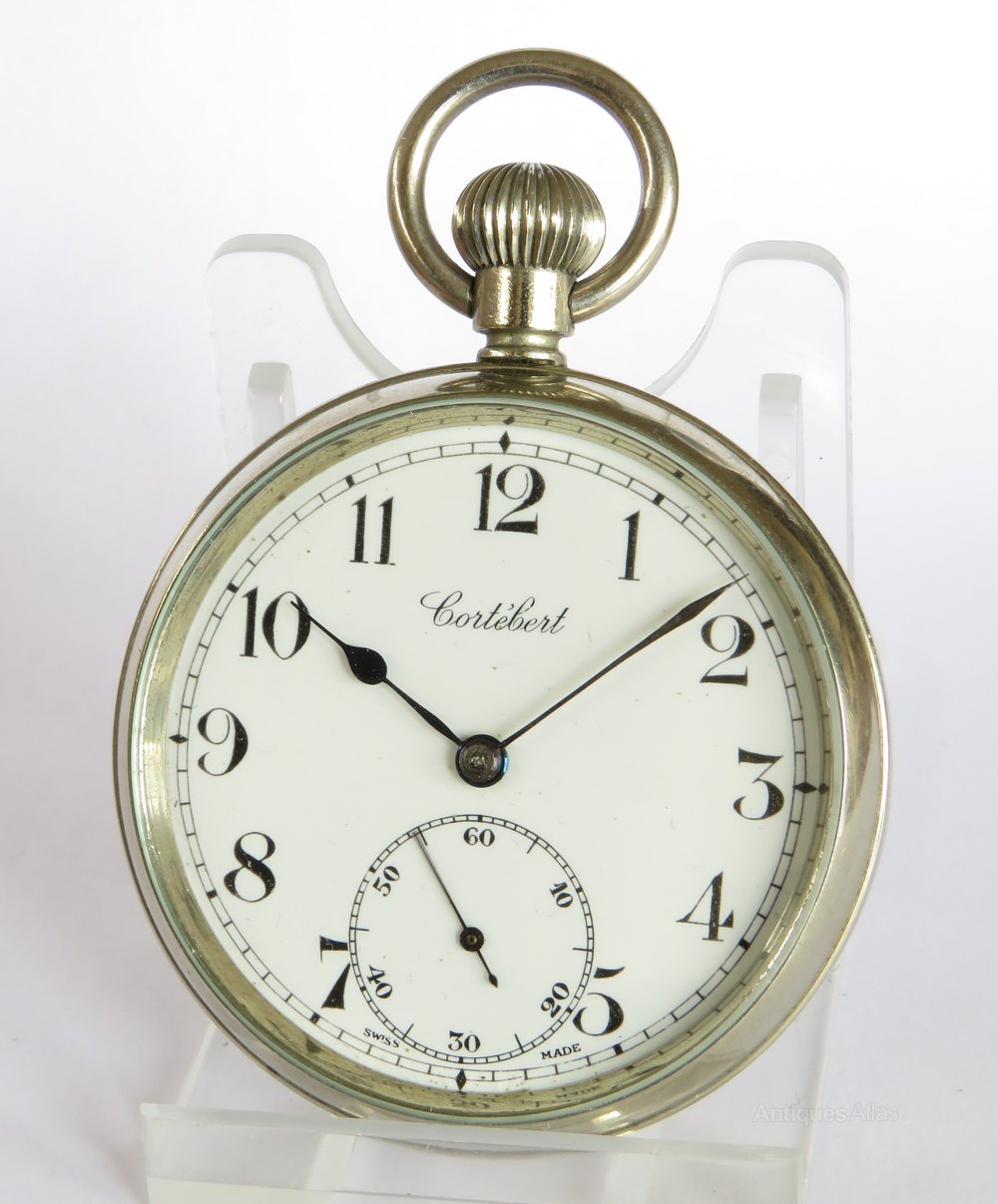 Antiques Atlas - 1930s Cortebert Pocket Watch as170a10806