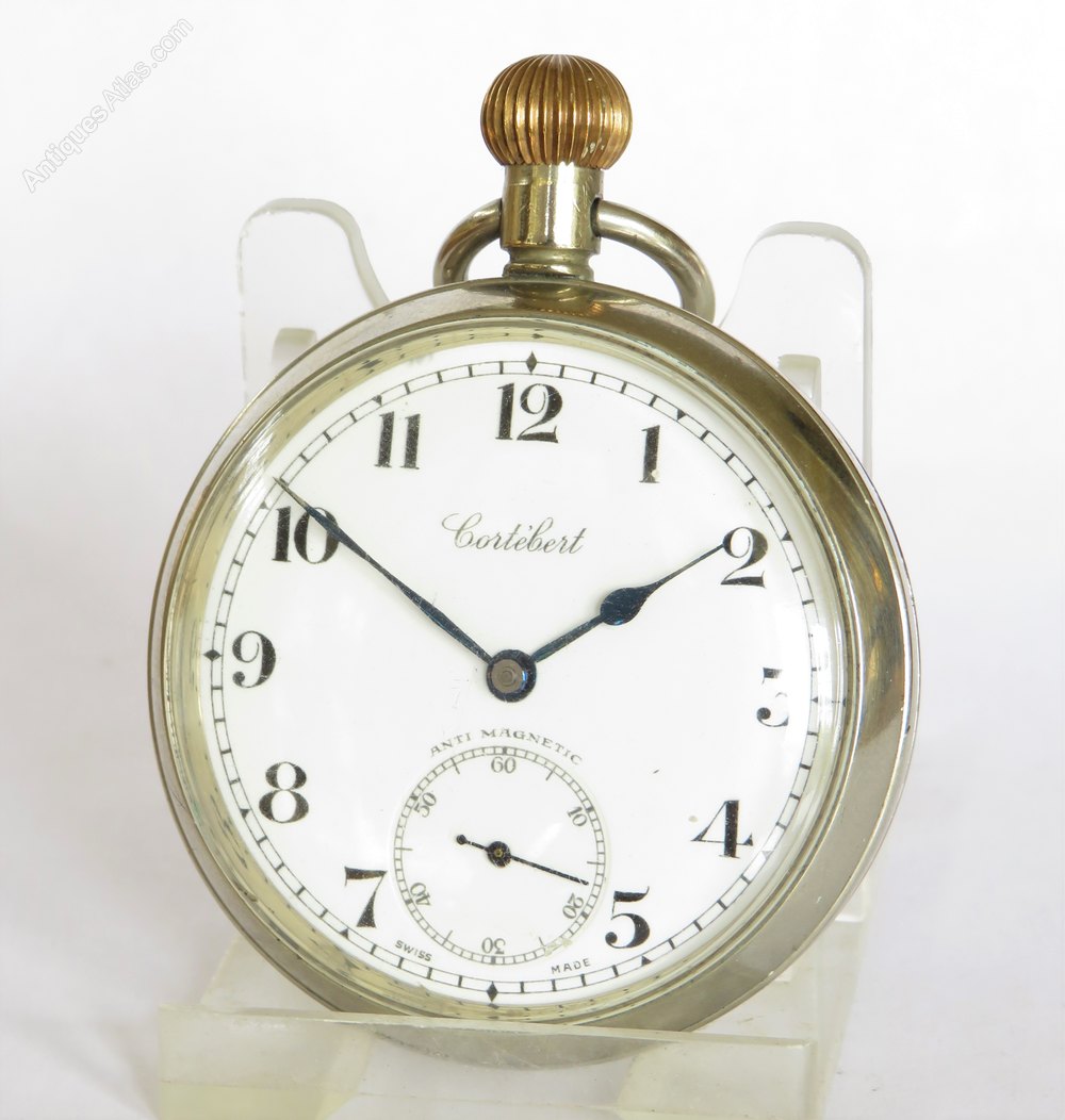 Antiques Atlas - 1930s Cortebert Pocket Watch