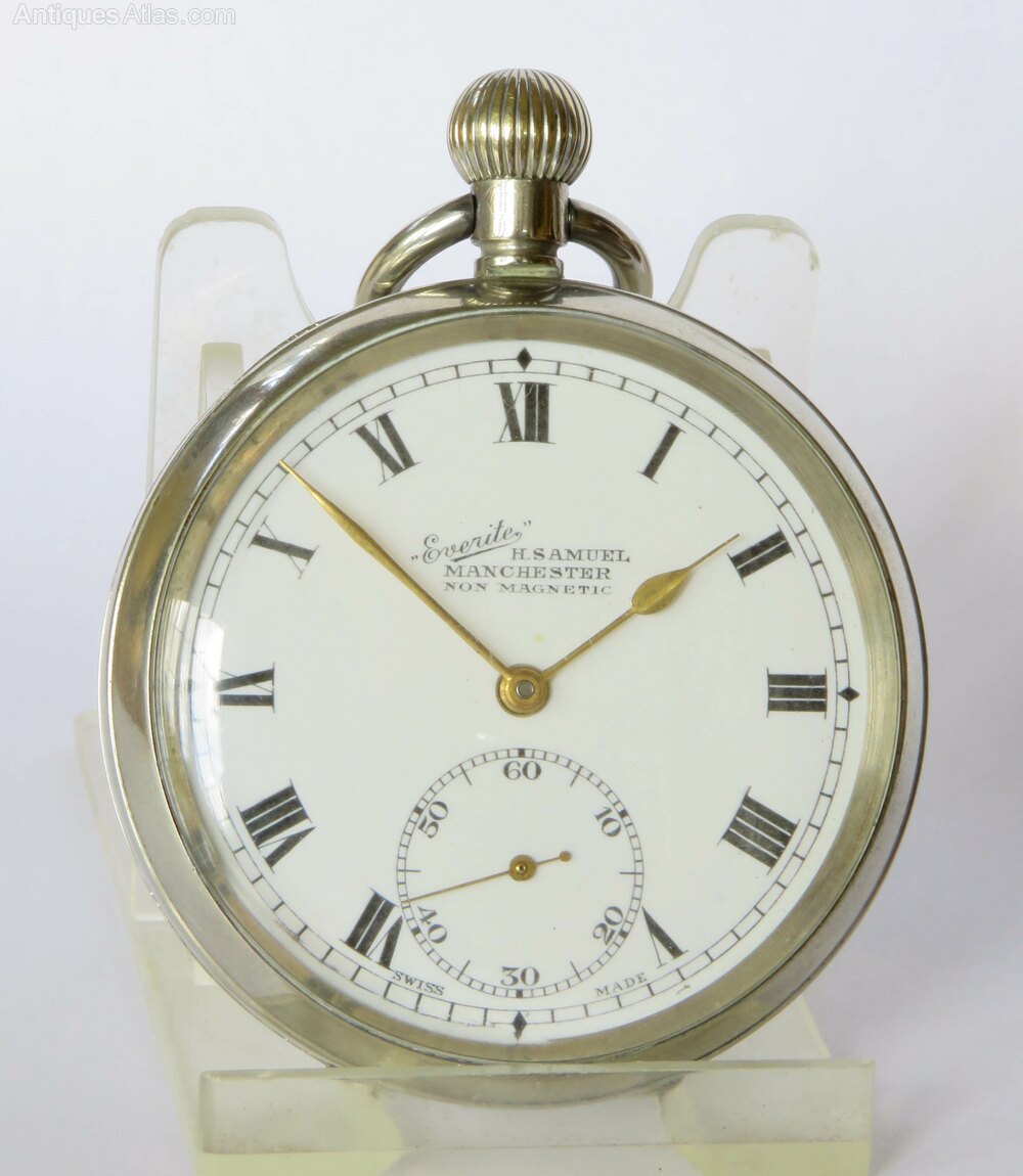 Antiques Atlas - 1930s “Everite” Pocket Watch From H Samuel as170a13824