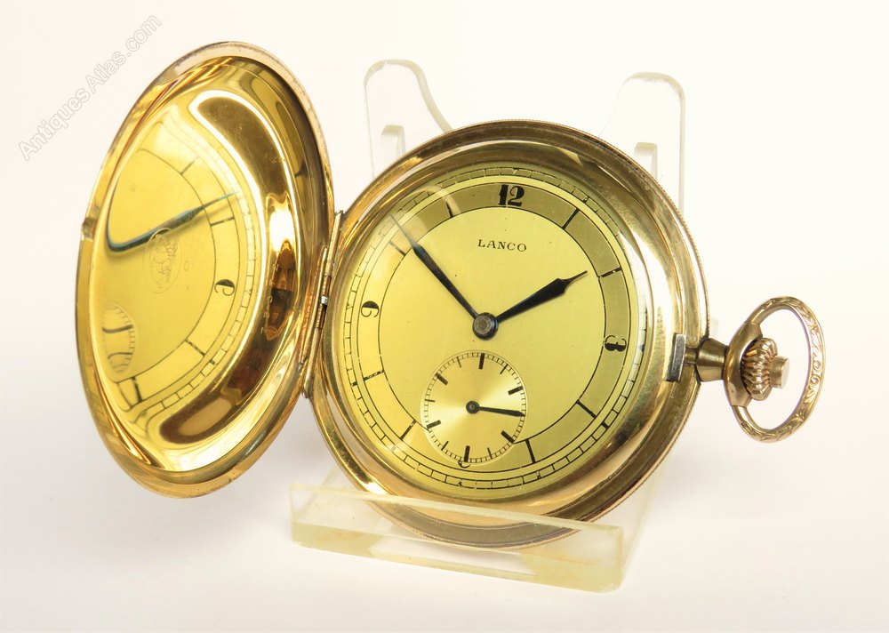 Antiques Atlas - 1930s Lanco Art Deco Pocket Watch, Super Condition