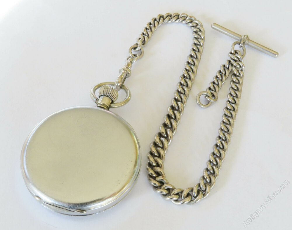 Antiques Atlas - 1930s Lanco Pocket Watch And Chain