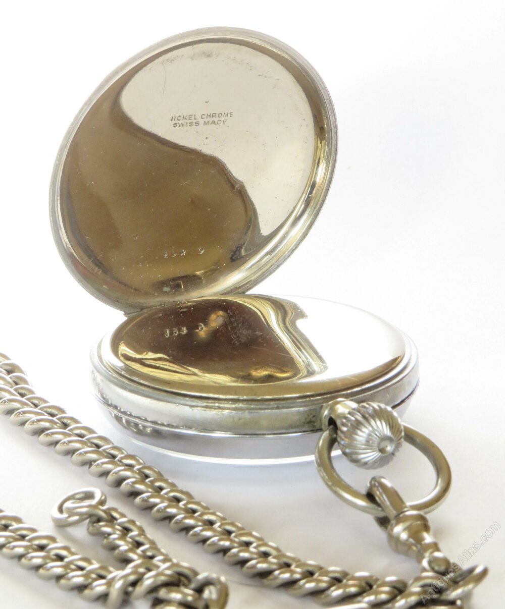Antiques Atlas - 1930s Lanco Pocket Watch And Chain as170a13308
