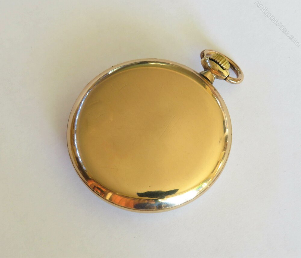 Antiques Atlas - 1930s Unitas Stem Winding Pocket Watch