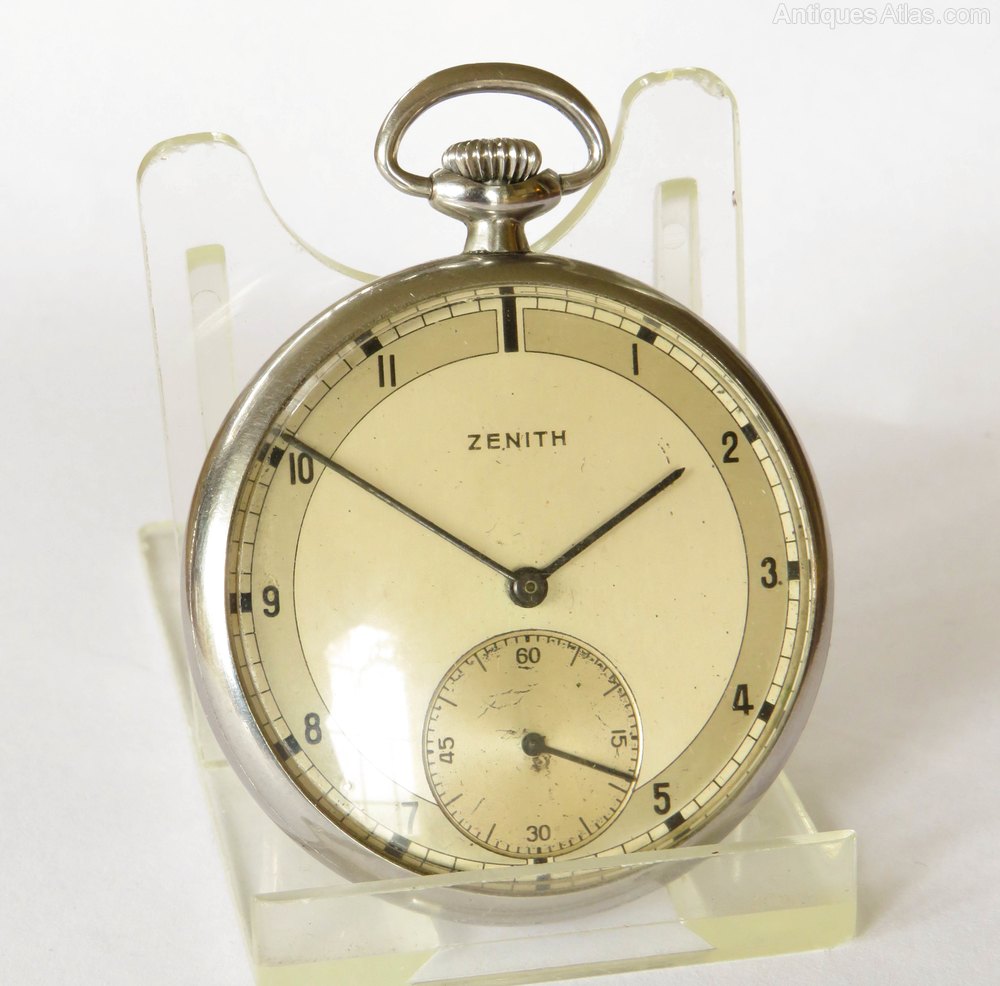 Antiques Atlas - 1930s Zenith Pocket Watch