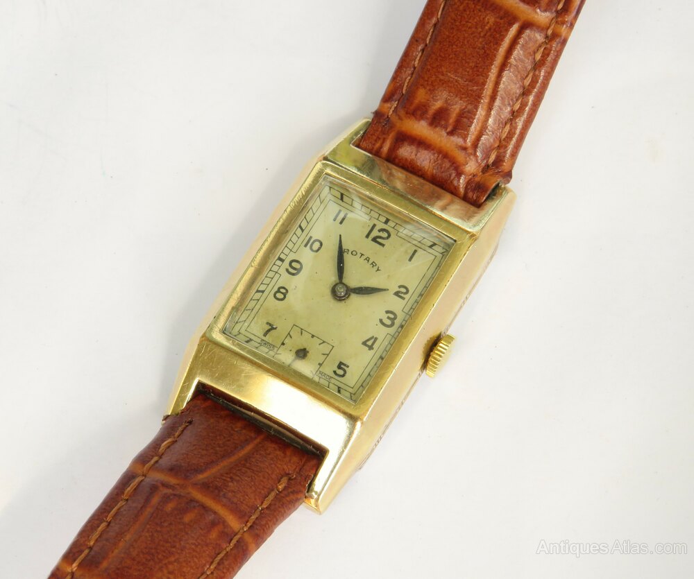 Antiques Atlas - 1930s Mid-size Rotary Wrist Watch as170a13684