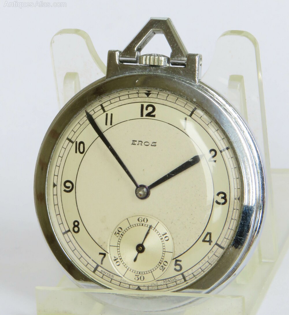 Antiques Atlas - 1940s Eros Pocket Watch, Phénix Watch Co as170a13401