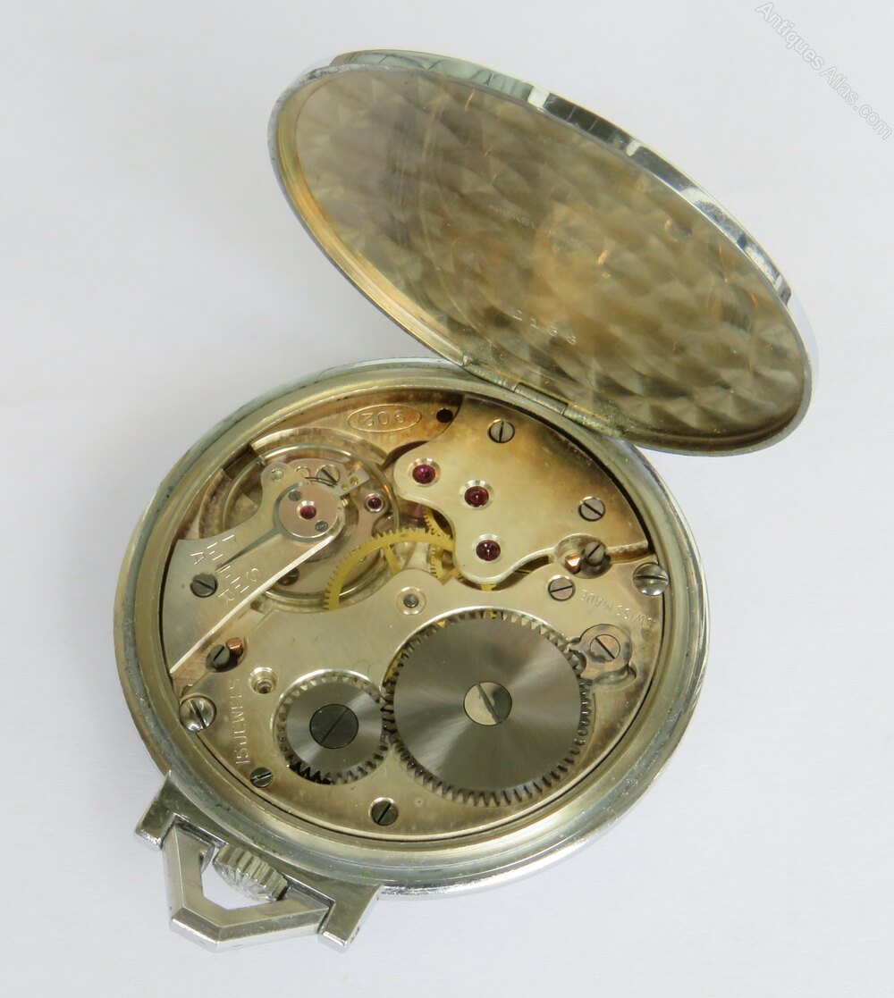 Antiques Atlas - 1940s Eros Pocket Watch, Phénix Watch Co as170a13401
