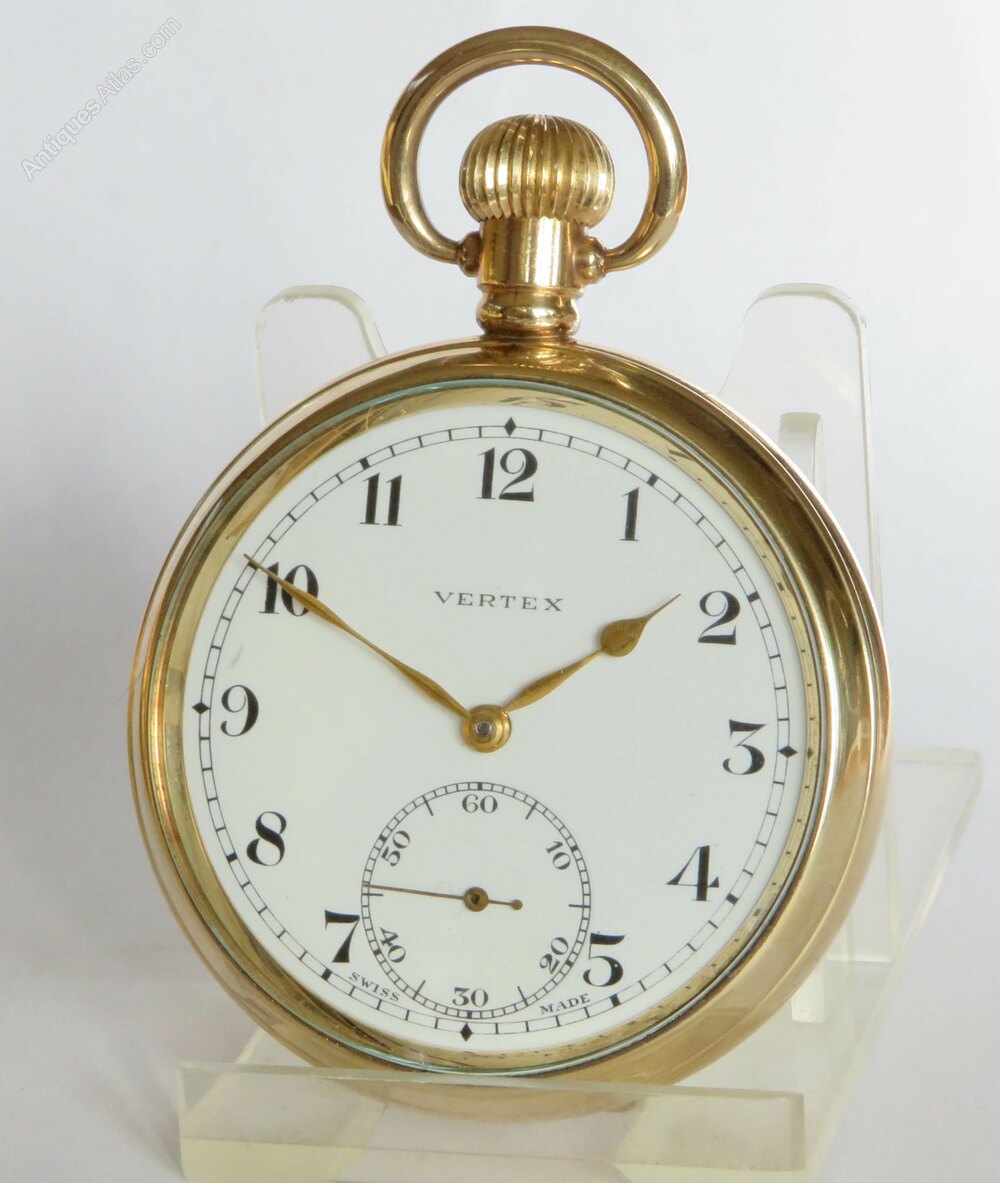 Antiques Atlas - 1940s Vertex Pocket Watch For British Rail as170a12387