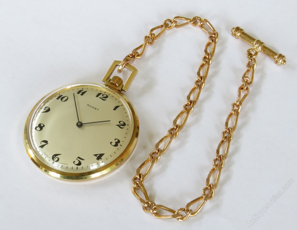 Antiques Atlas - 1960s Ronet Pocket Watch By Rone as170a10936