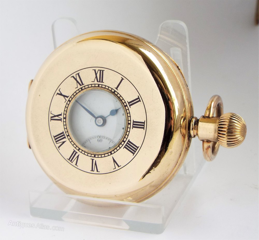 Antiques Atlas - A 1920s Madix Half Hunter Pocket Watch.