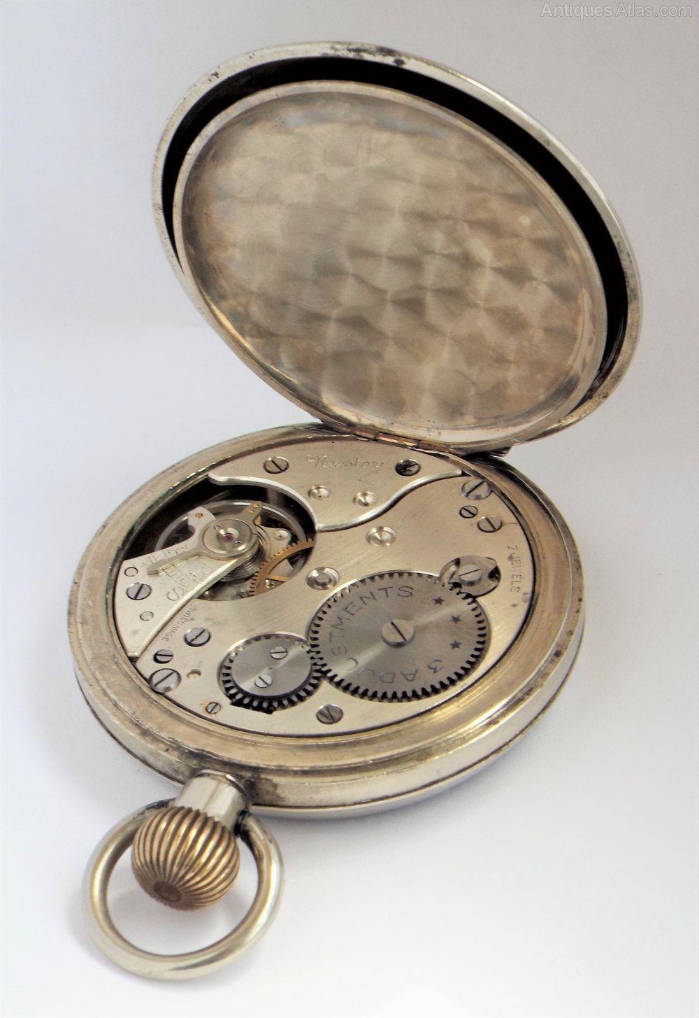 Antiques Atlas - A 1920s Restor Open Faced Pocket Watch.