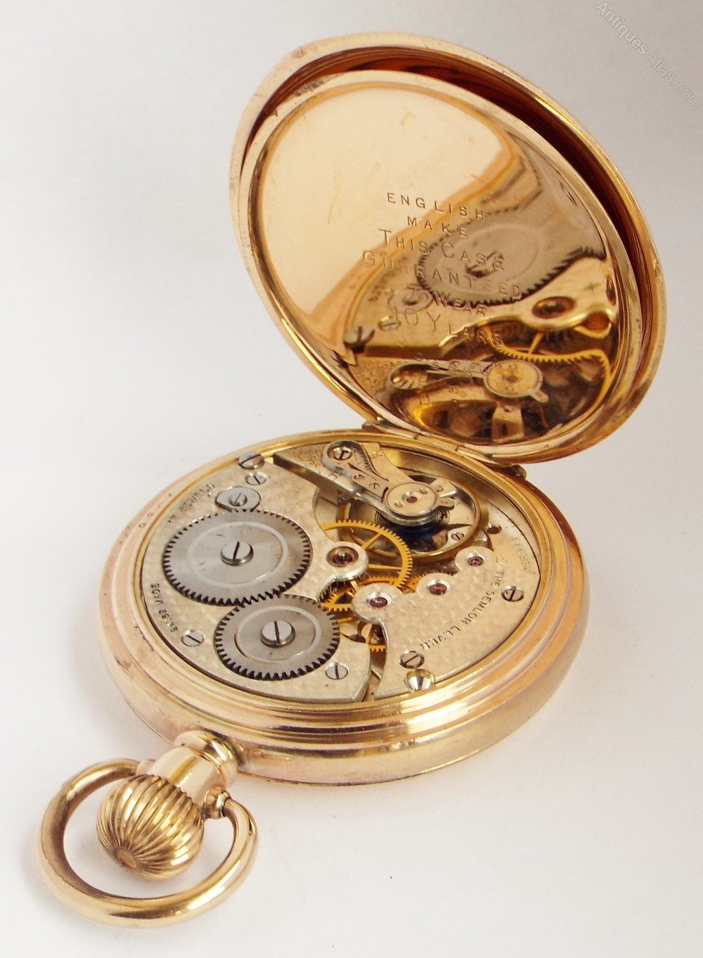 Antiques Atlas - A 1920s Semloh Full Hunter Pocket Watch By Cyma.