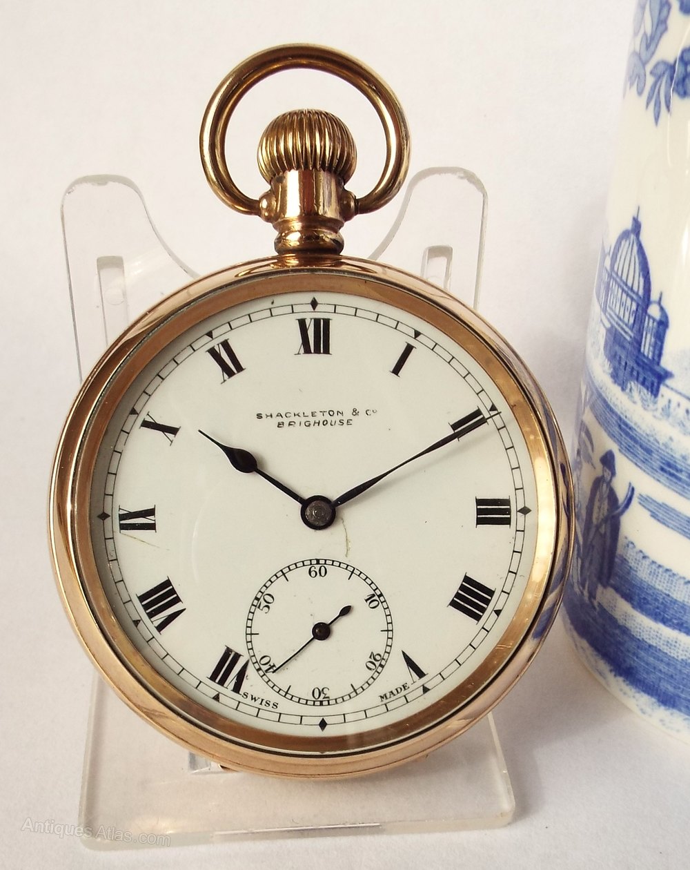 Antiques Atlas - A 1920s Swiss Pocket Watch Shackleton Brighouse