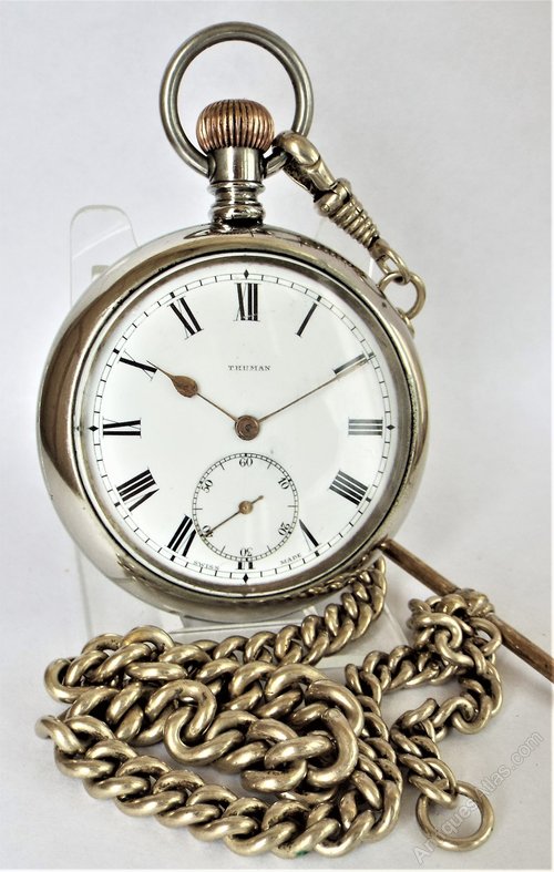 Antiques Atlas - A 1930s Orex Pocket Watch And Chain.