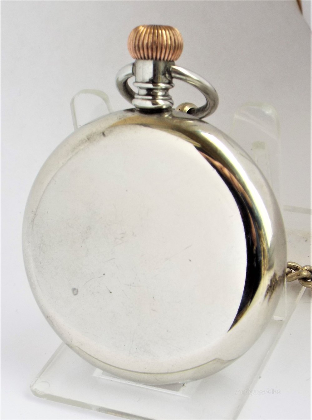 Antiques Atlas - A 1930s Orex Pocket Watch And Chain.
