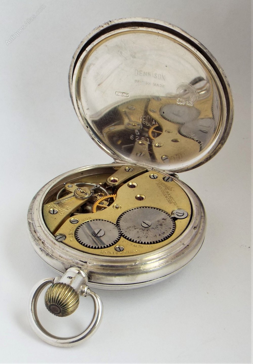 Antiques Atlas - A 1930s Silver H Samuel "Everite" Pocket Watch. as170a8252