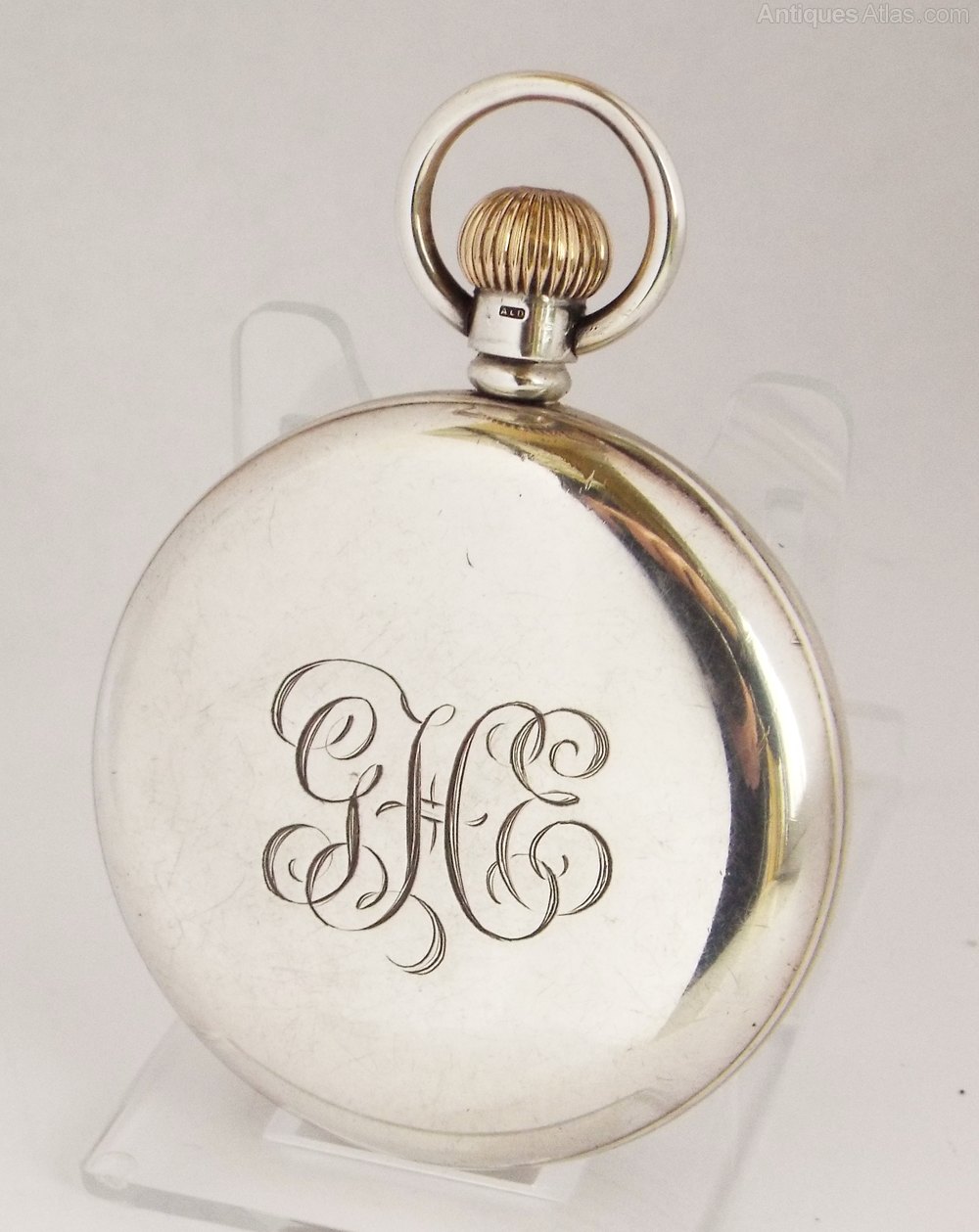 Antiques Atlas - A 1932 Silver Pinnacle Stem Winding Pocket Watch ...